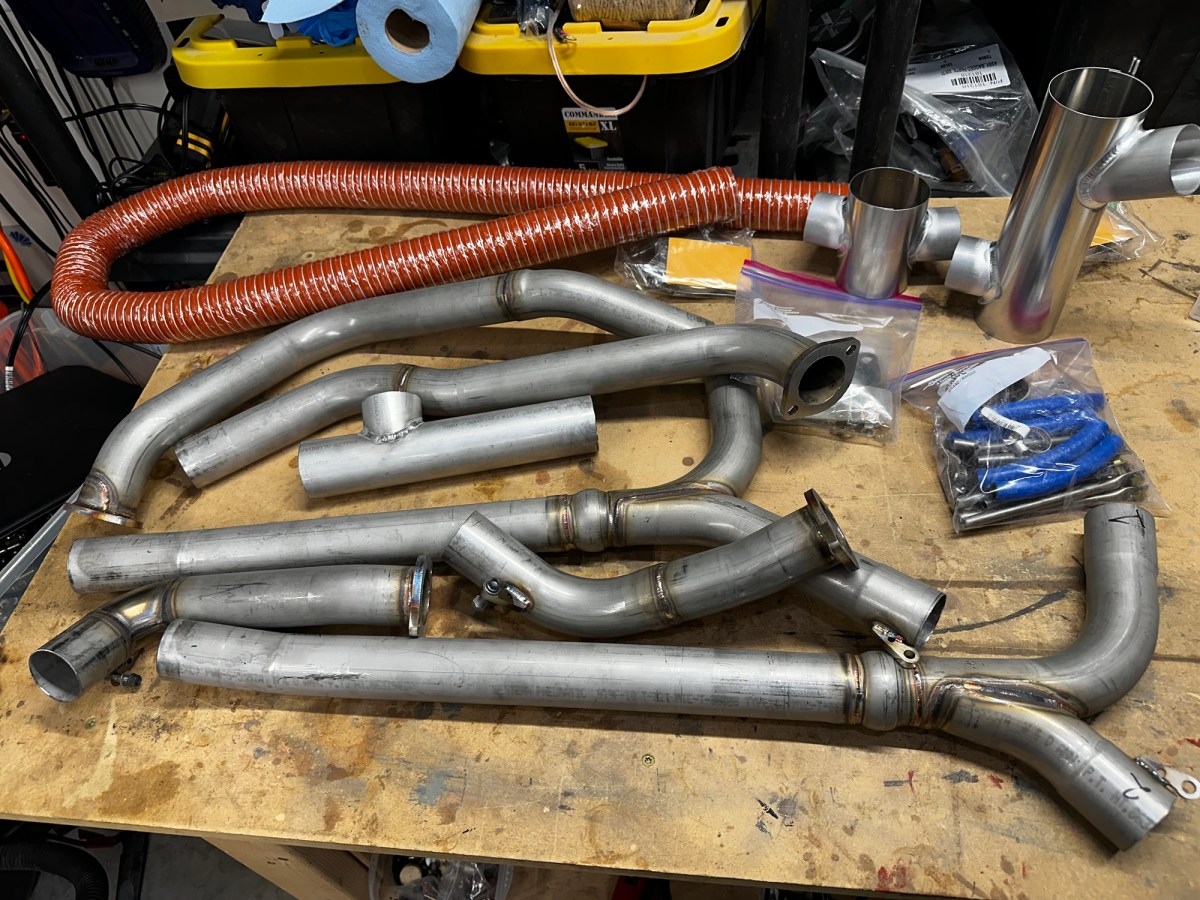 Exhaust Installation- 4 hours | The Fay's RV-14A N124KB
